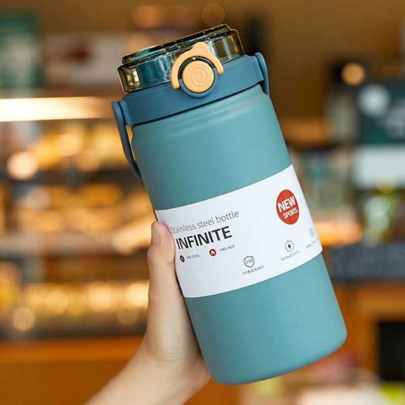 316不銹鋼大容量雙飲保溫杯1000ML-藍色_廠商直送 | 熱銷推薦 | 康是美網購eShop