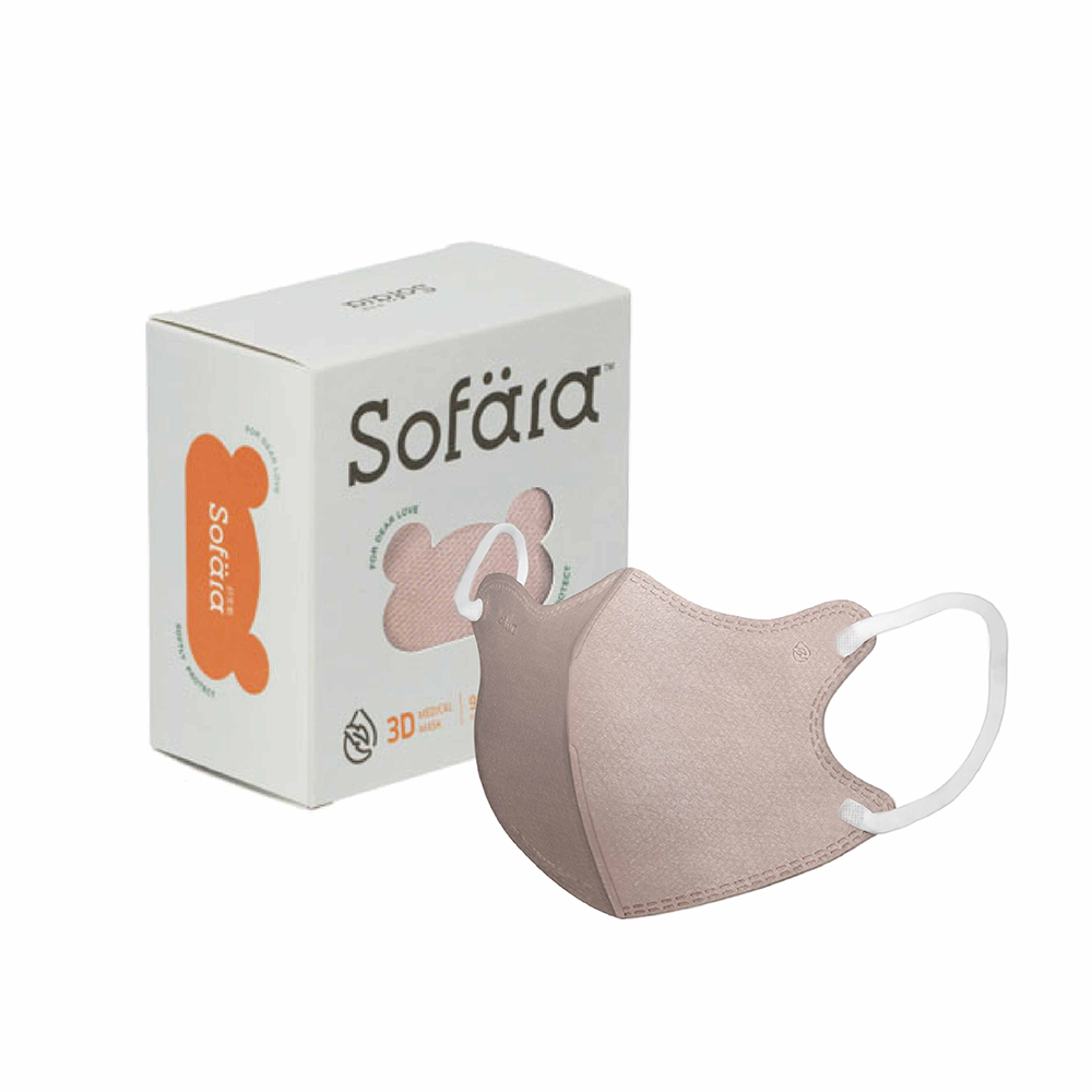 Sofara舒芙氧 迷你幼立體空氣口罩30入-紫藤花 | 熱銷推薦 | 康是美網購eShop