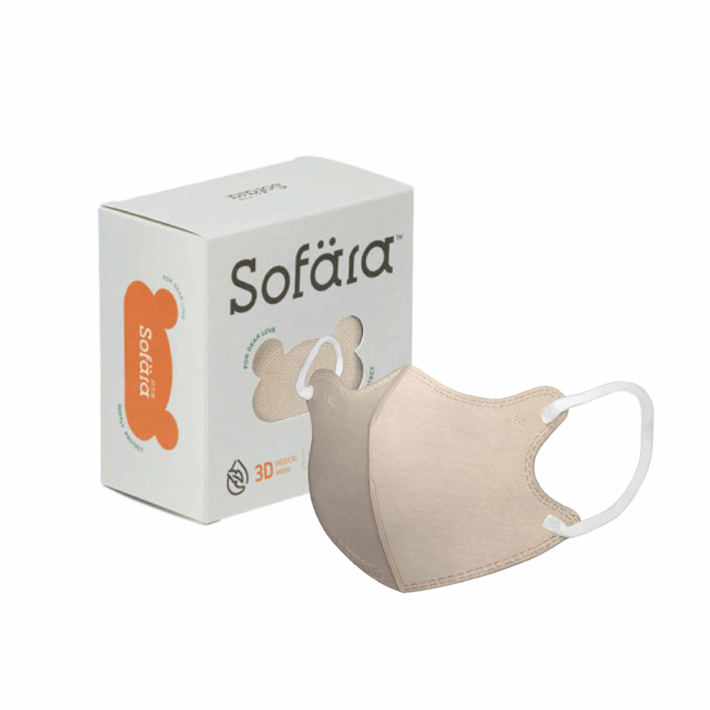 Sofara舒芙氧 迷你幼立體空氣口罩30入-裸膚金 | 熱銷推薦 | 康是美網購eShop
