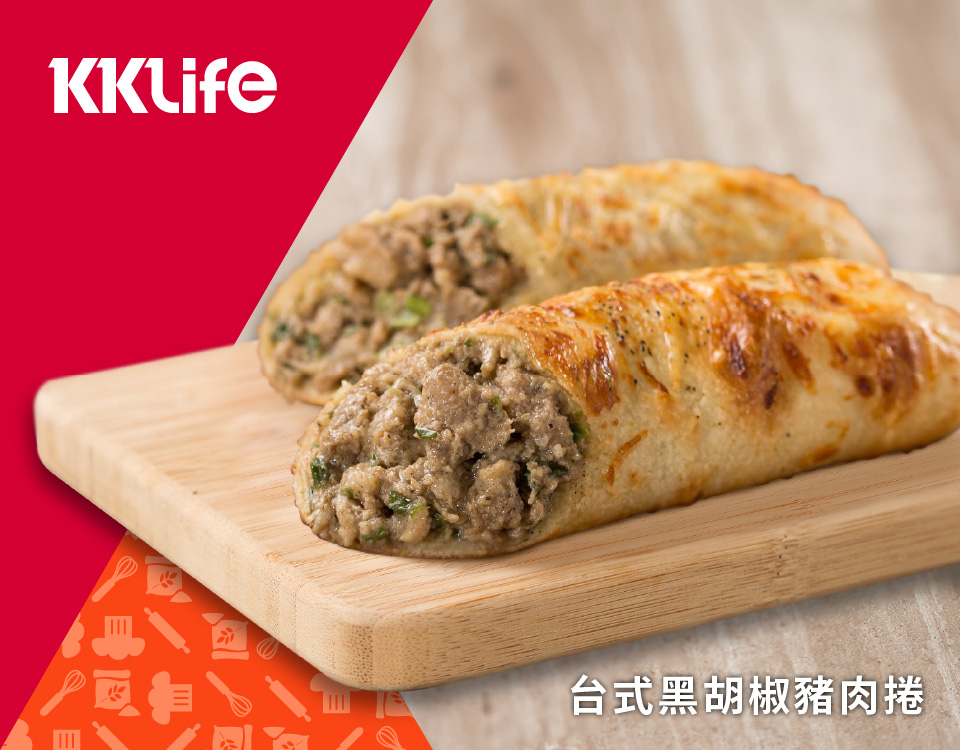 【冷凍店取-KKLife】台式黑胡椒豬肉捲(180g/條*1條/包) | 熱銷推薦 | 全家行動購