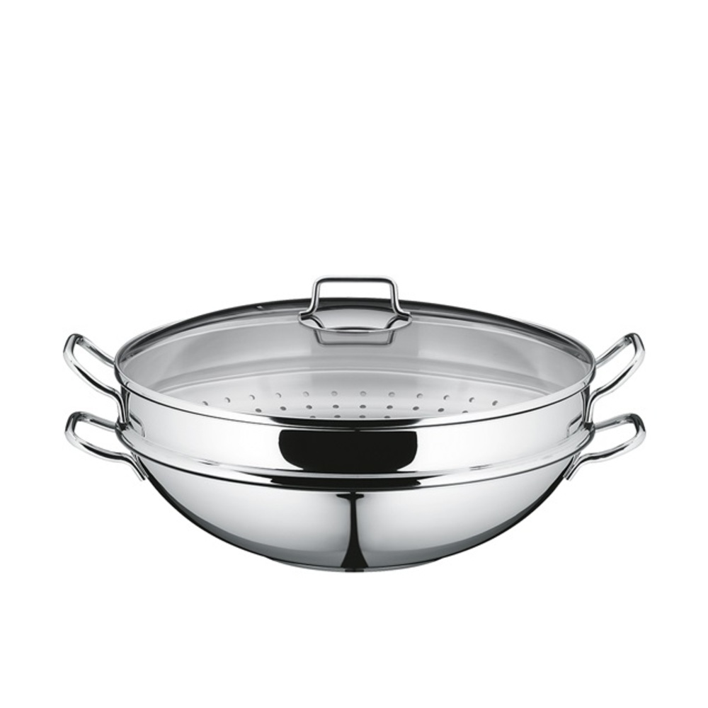 WMF Macao 不鏽鋼中華炒鍋四件套組 36cm | 熱銷推薦 | 特力家品 TR Selection