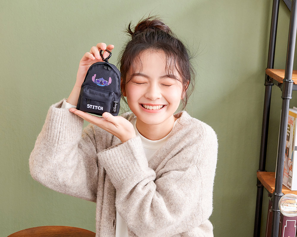 【OUTDOOR】Disney聯名款史迪奇背包造型零錢包-黑色 ODDY21B09BK - BTU HOBBY BASE 動漫萌包小物專賣 | 購物橘子