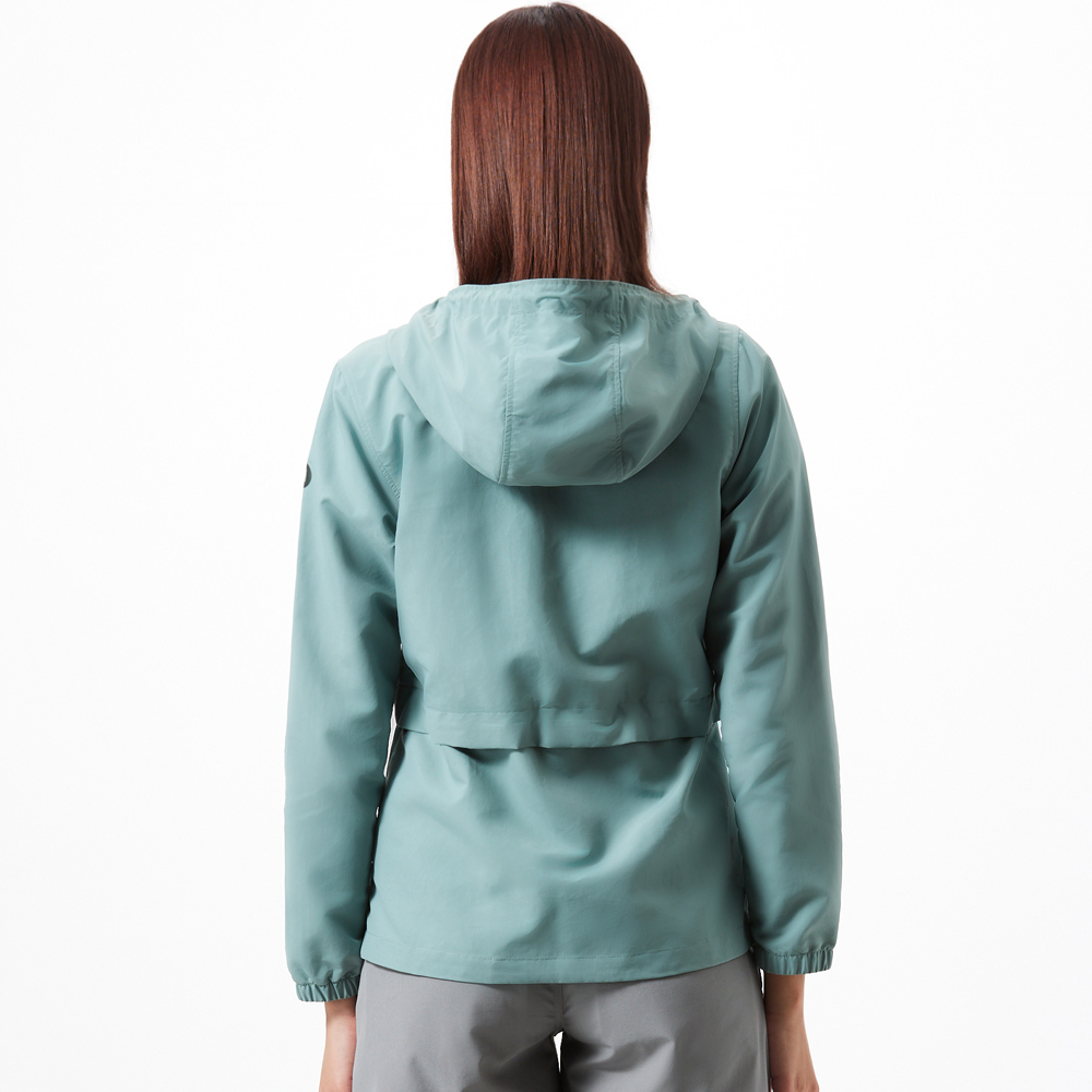 博客來-【HAKERS 哈克士】女款 涼感防曬輕薄連帽外套(抗UV/防潑水/踏青露營/休閒旅遊) M 淺灰白