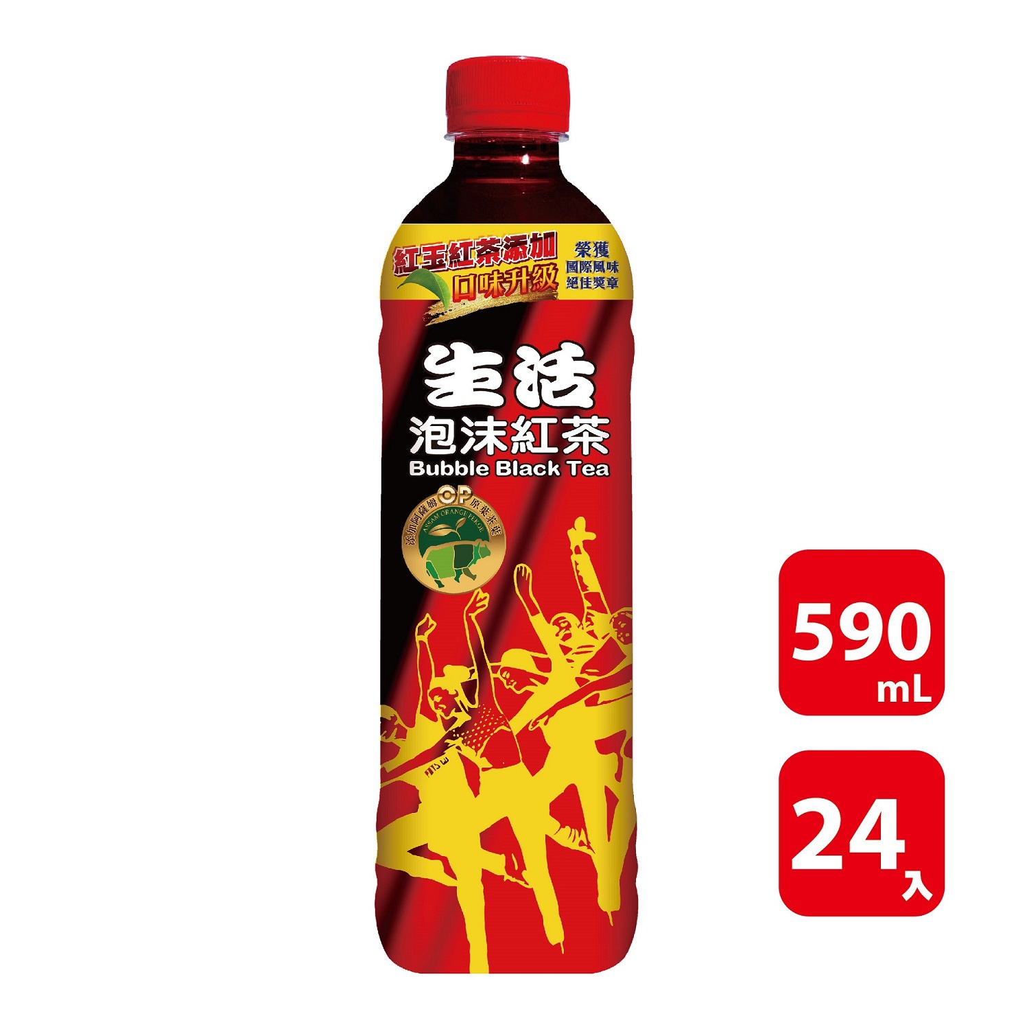 【生活】箱購生活泡沫紅茶590ml(590mlx24) | FamilyMart 全家便利商店