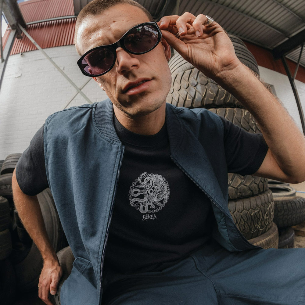 【RVCA】Benji Short Sleeves T-Shirt 短袖T恤 (UVYZT00900)