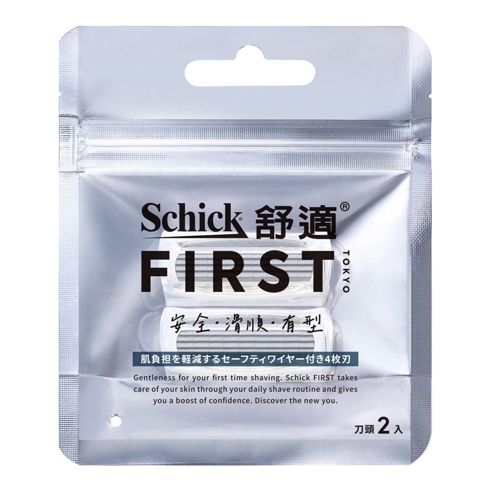 舒適Schick FIRST TOKYO第一把刮鬍刀刀頭2入 | 熱銷推薦 | 康是美網購eShop