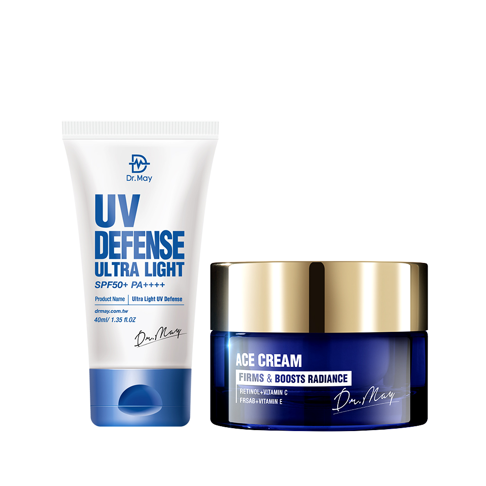【Dr.May】ACE撫紋霜+防曬/ACE撫紋霜+玻尿酸精華 | 熱銷推薦 | iQueen愛女人購物網*