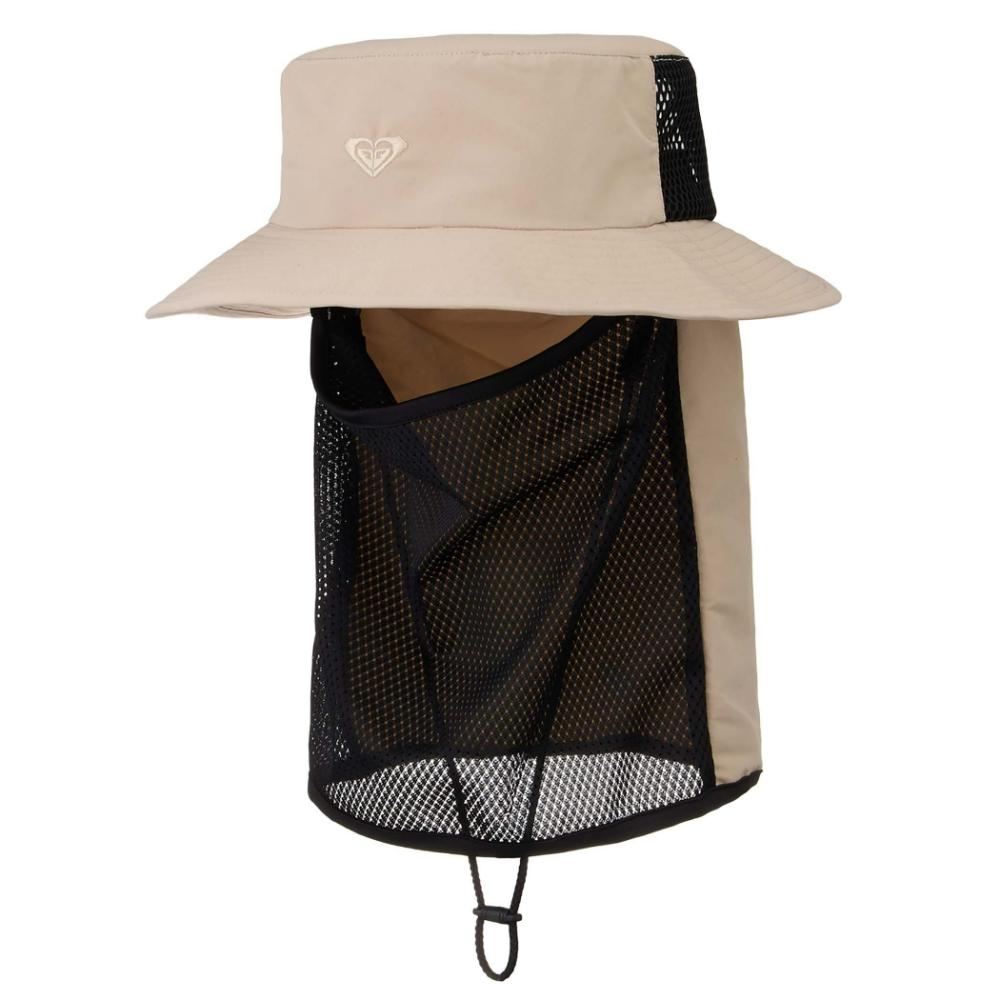 【ROXY】WR UV WATER FACE MASK HAT 戶外運動帽 米色 (RSA251713)