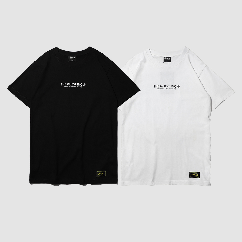 【QUEST】STANDARD LOGO TEE 標語LOGO短T | 熱銷推薦 | QUEST SHOP