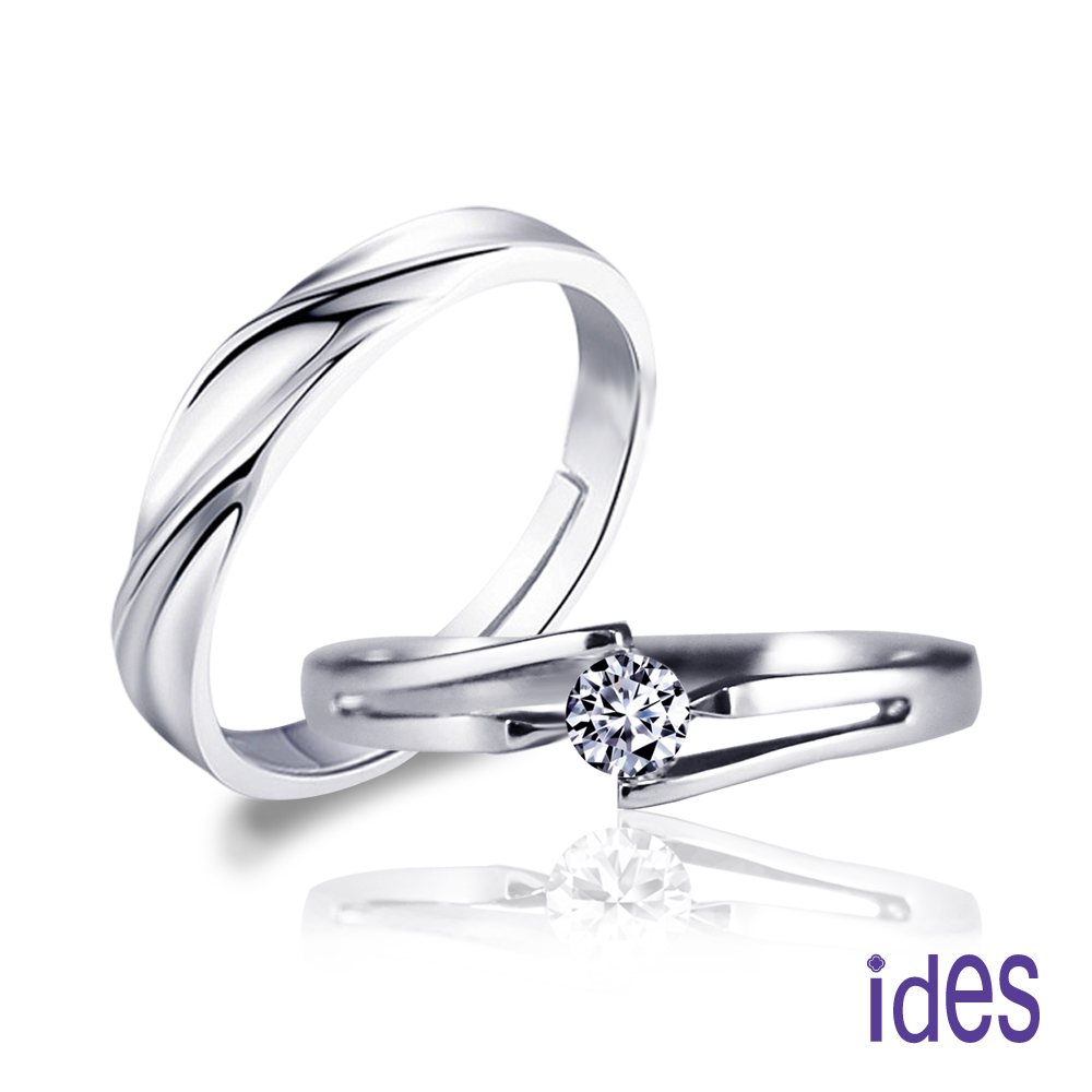 【ides愛蒂思】精選12分E/VS1八心八箭完美EX車工鑽石對戒結婚戒/摯愛永恆-多尺寸可選_廠商直送(下單後7~10個工作天出貨)-預購客 ...