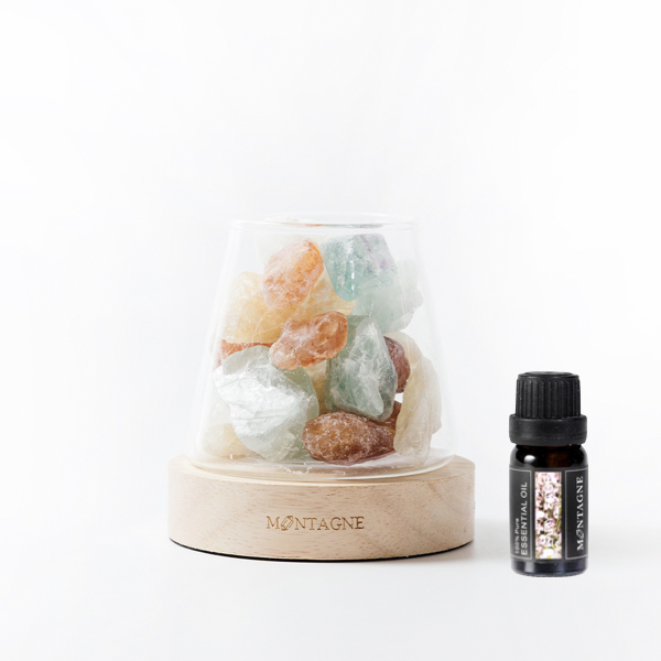 【Montagne】水晶擴香組｜聖誕限定｜綠螢石X黃水晶X紅瑪瑙 - 快樂鼠尾草 10ml_廠商直送 | 熱銷推薦 | 康是美網購eShop