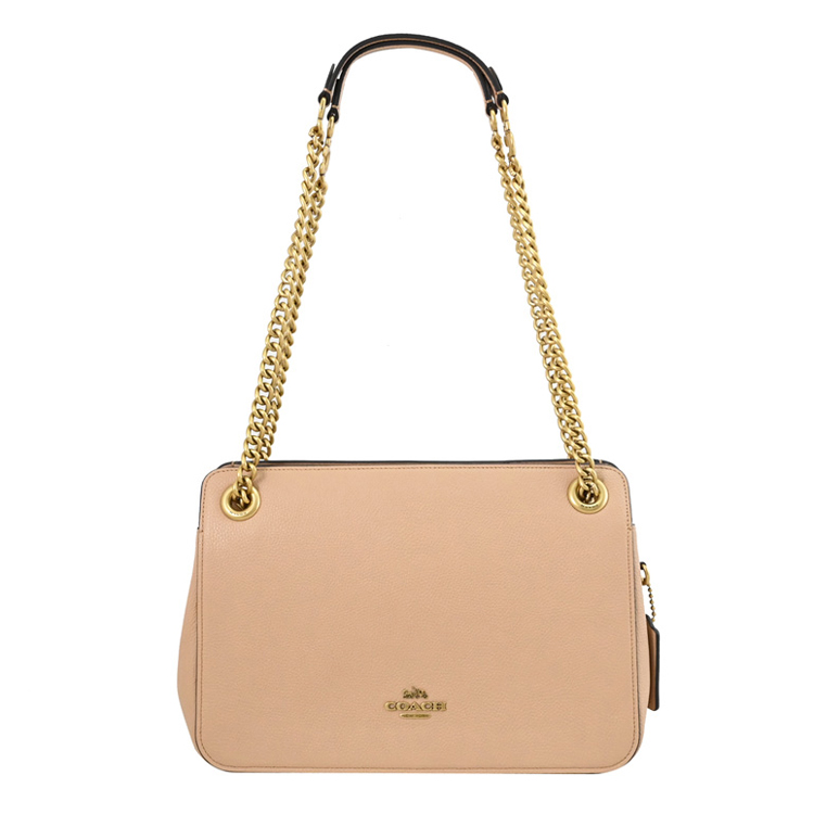 COACH 78798 Bryant 荔枝皮革三層鍊帶肩斜背包.裸膚色 | 熱銷推薦 | 康是美網購eShop
