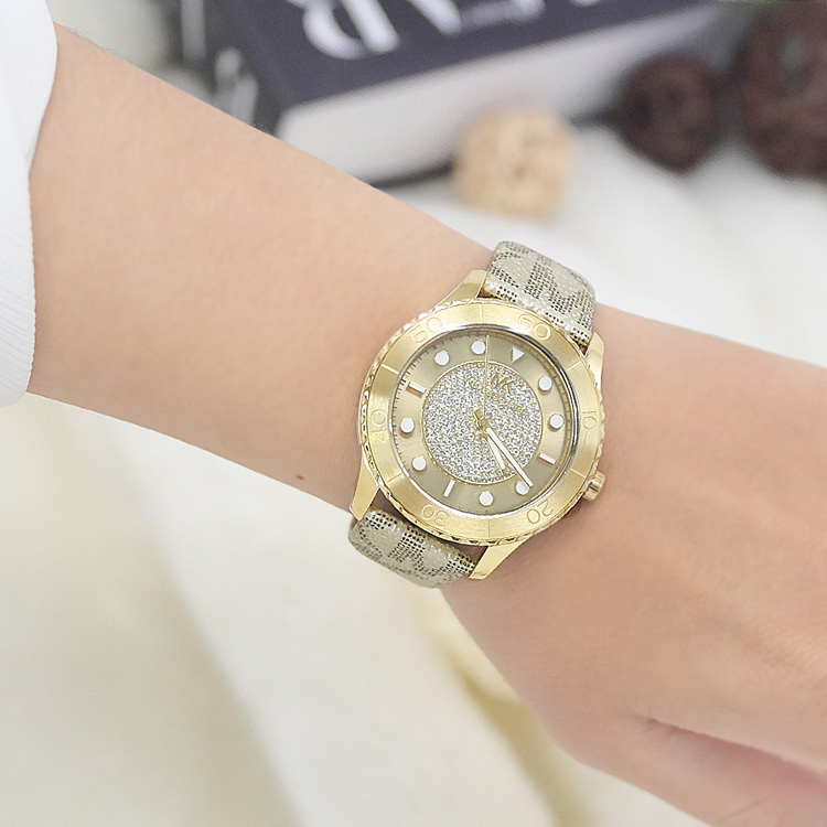 MICHAEL KORS MK6999 水鑽鑲嵌不鏽鋼時尚腕錶.金 40mm | 熱銷推薦 | 康是美網購eShop