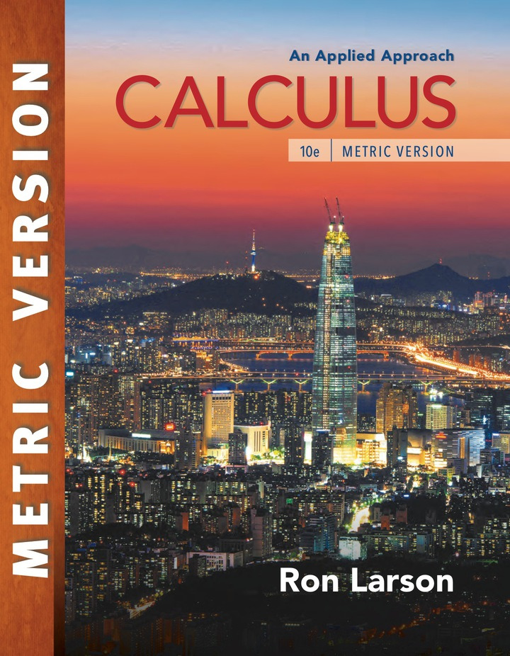 電子書【eBook】Larson／Calculus： An Applied Approach (Metric Edition)／10版 (本 ...