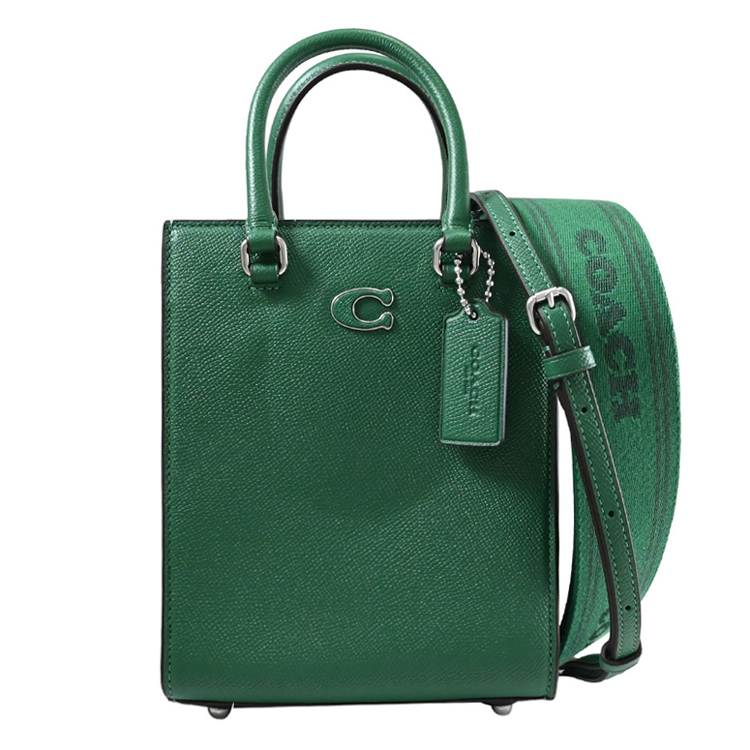COACH CJ795 簡約C字LOGO雙背帶兩用托特包.綠 | 熱銷推薦 | 康是美網購eShop