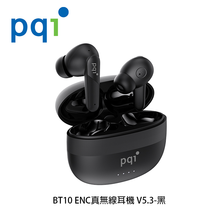 【PQI 勁永】BT10 真無線耳機（藍牙5.3高階技術IPX4防水）-黑色_廠商直送 | 熱銷推薦 | 康是美網購eShop